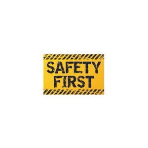 Safety First Sticker | Womens Workwear