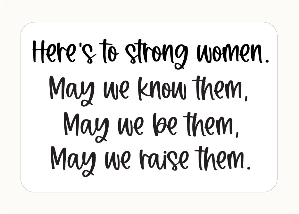 Strong Women Sticker | Womens Workwear